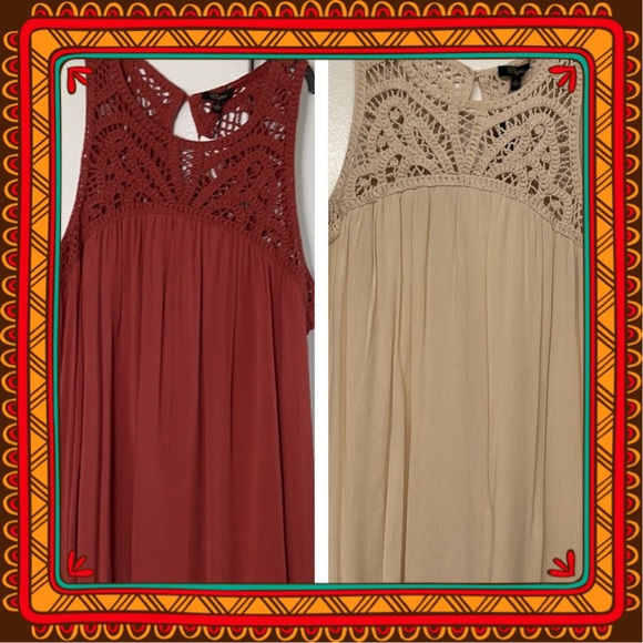 Cupio | Dresses | Rust Colored Summer Dress By Cupiol | Poshmark